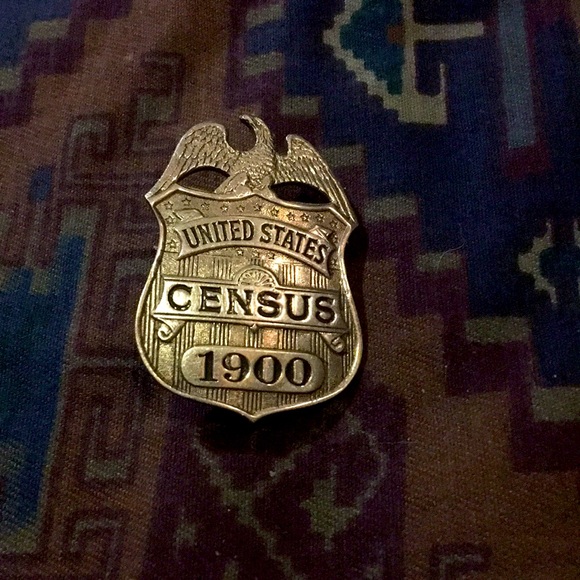 Jewelry | Antique Census Takers Badge | Poshmark